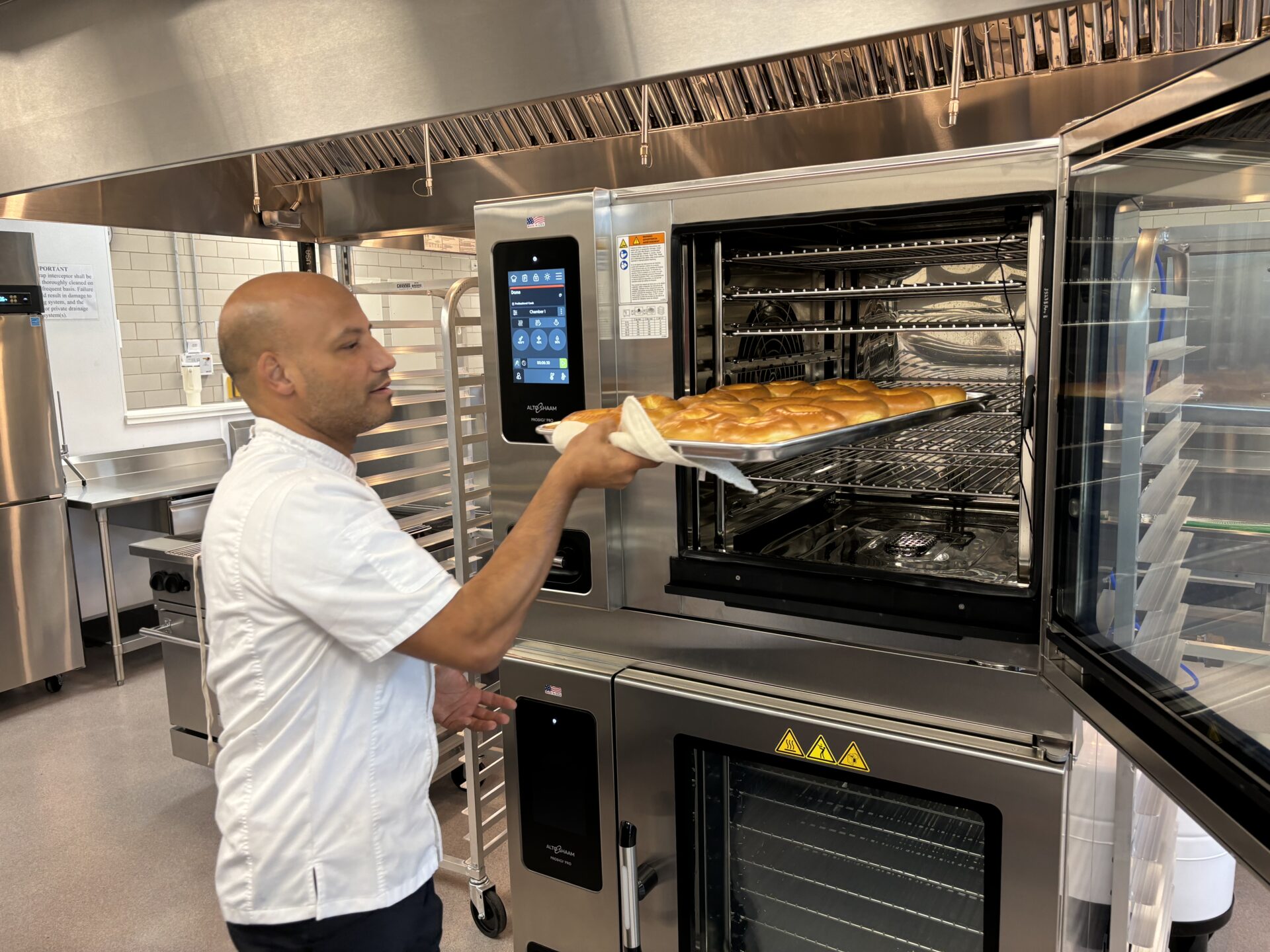 Newly renovated McCarthy Middle School kitchen up and cooking - McCarthy Middle School