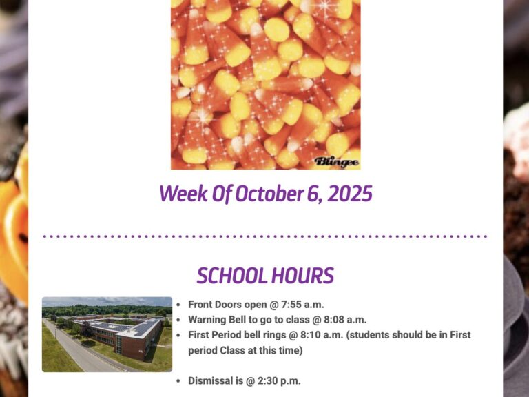 McCarthy Middle School Weekly Bulletin: Oct. 6, 2025 - McCarthy Middle ...